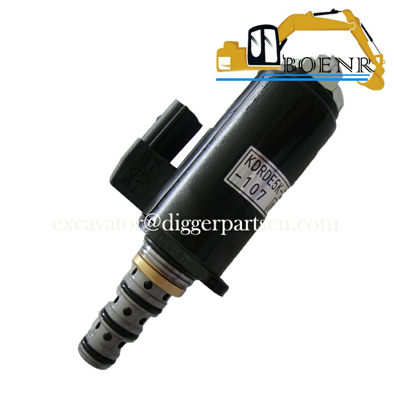 YB35V00005F1 KDRDE5K-31/30C50-107 Solenoid Valve For Kobelco SK200-6E ...