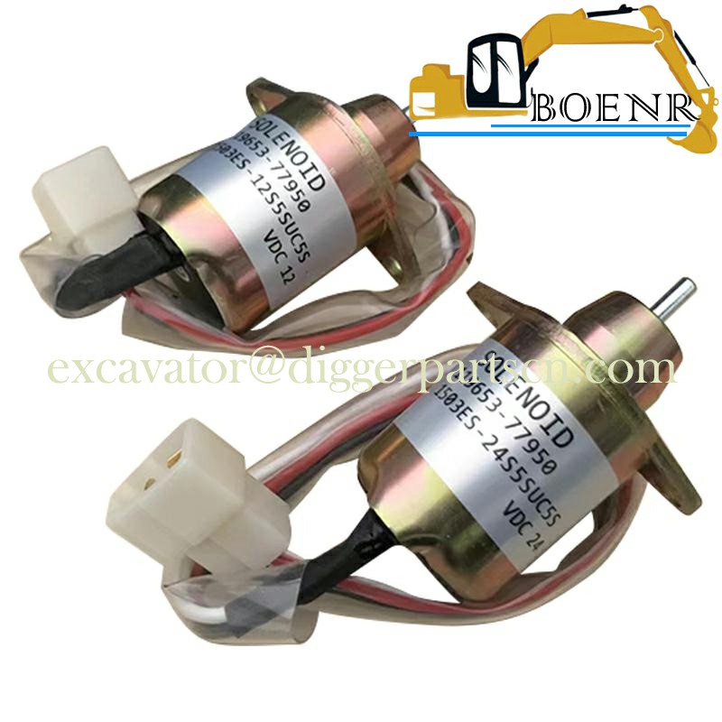 1503ES-12S5SUC5S 4TNV94 Engine Fuel Stop Off Solenoid For R55-7 R60-7 ...